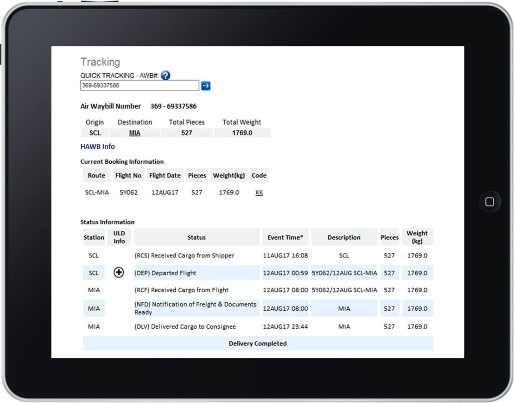 Cargo Services: Customer Service